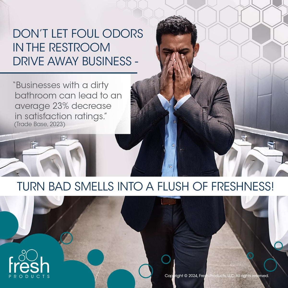 The Wave 3D Urinal Screen, Summer Sunshine, 2 per Pack, 5 Packs per Bo ...