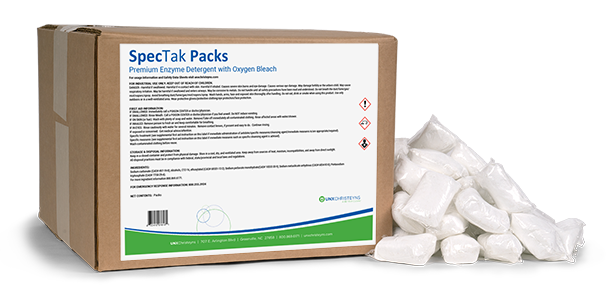 UNX SpecTak Premium Enzyme Deteregent with Oxygen Bleach, 45 Gram Pack ...