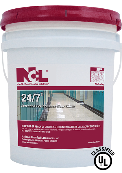 NCL 24/7 Extended Performance Floor Finish, 5 Gallon Pail ...